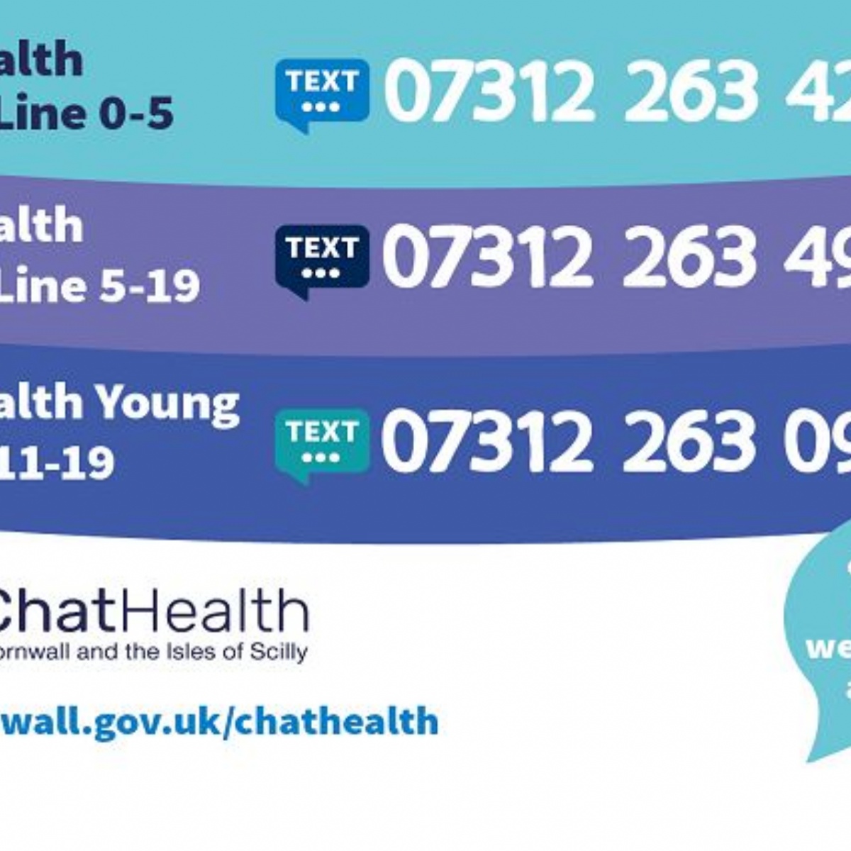 Nancealverne School - New Chat health service